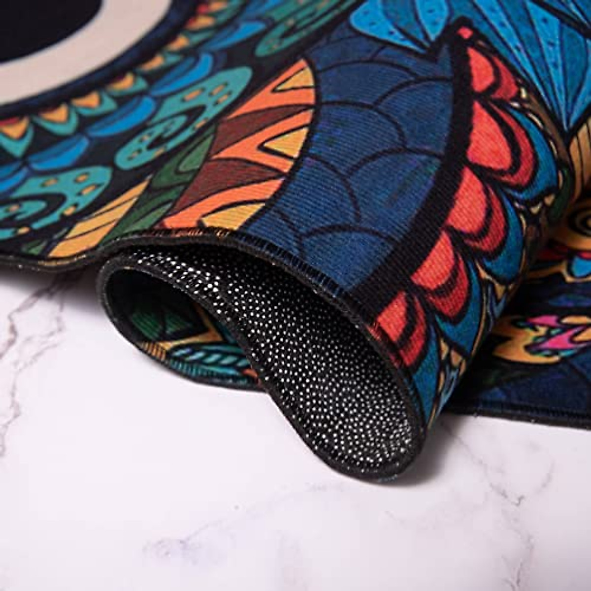 Native American Peoples Day Rug and 4 Pcs Non Slip Rug Tape for Floors Tiles Combo, Southwestern Area Rugs, Native American Rug, Geometric South West Pattern, Modern Rug Color 5x7 ft