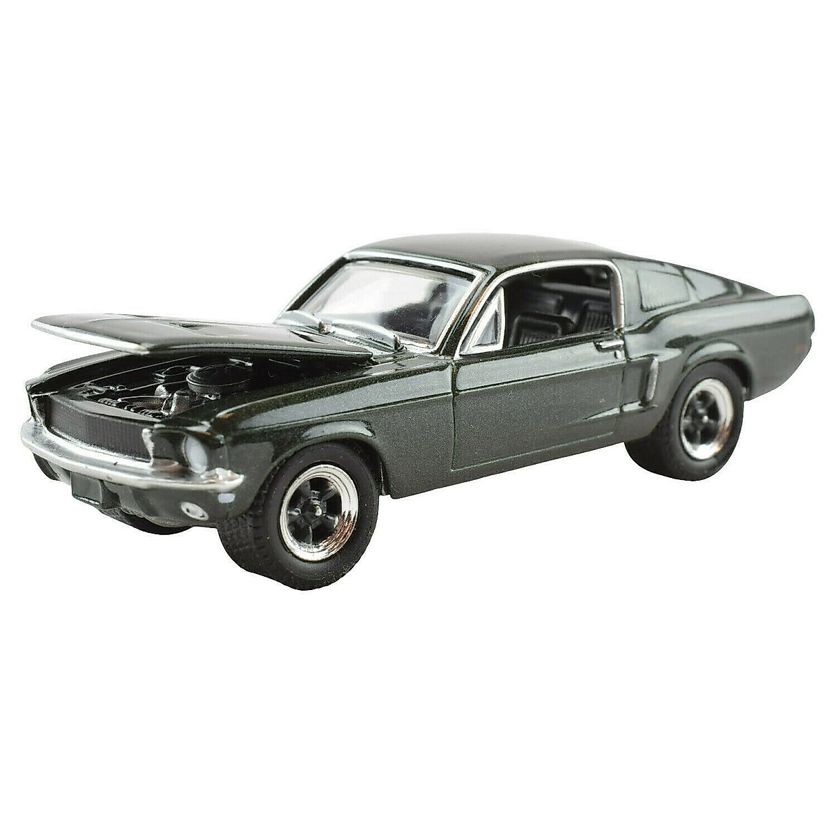 Greenlight x Premium Hobbies Highland Green 1968 Ford Mustang GT 1:64 Scale Diecast Car 51414