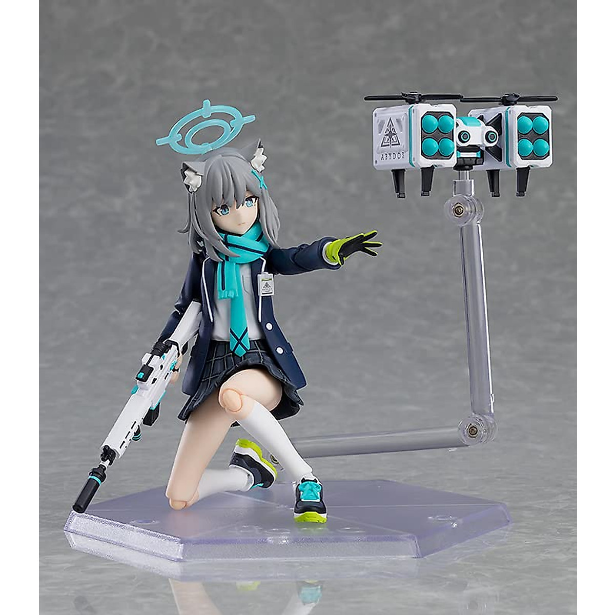 Max Factory figma Blue Archive Blue Sandwolf Shiroko Non-Scale Plastic Painted Action Figure