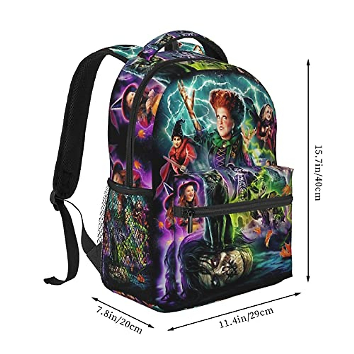 Halloween Backpack Lightweight Laptop Daypack, Cartoon Multifunctional For Boys & Girls, One Size