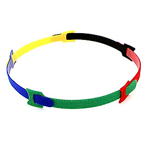 Pasow 50pcs Reusable Fastening Adjustable Cable Ties Wire Management (6 Inch, White)