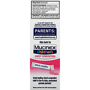 Mucinex Children's Cough Relief Liquid, Cherry, 4oz
