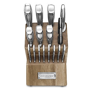 Cuisinart Classic Stainless Steel 17-Piece Knife Block Set