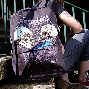 Metallica Backpack, Black, Height 45cm, Width 30cm, Depth 15cm