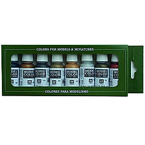 Vallejo Metallic Colors, 17ml (Set of 8)