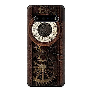 R3221 Steampunk Clock Gears Case Cover for LG V60 ThinQ 5G