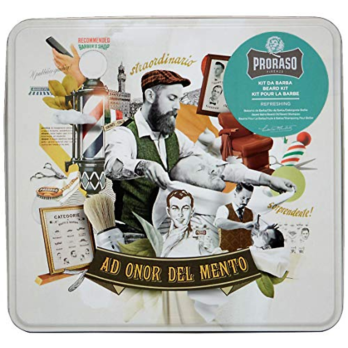 Proraso Beard Care Set - Refresh , 1 Count (Pack of 1)