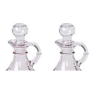 Sudbury Glass Cruet Set, 6 1/2 Inch, Set of 2