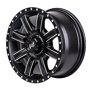 Tusk Terraform ATV/UTV Tire & Wheel Kit Front 25x8-12 - Rear 25x10-12 on 4/110 Tusk Cascade Wheels 4/110 12x7 5.0 + 2.0
