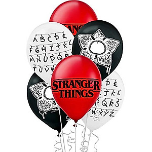 amscan Stranger Things Printed Latex Balloons