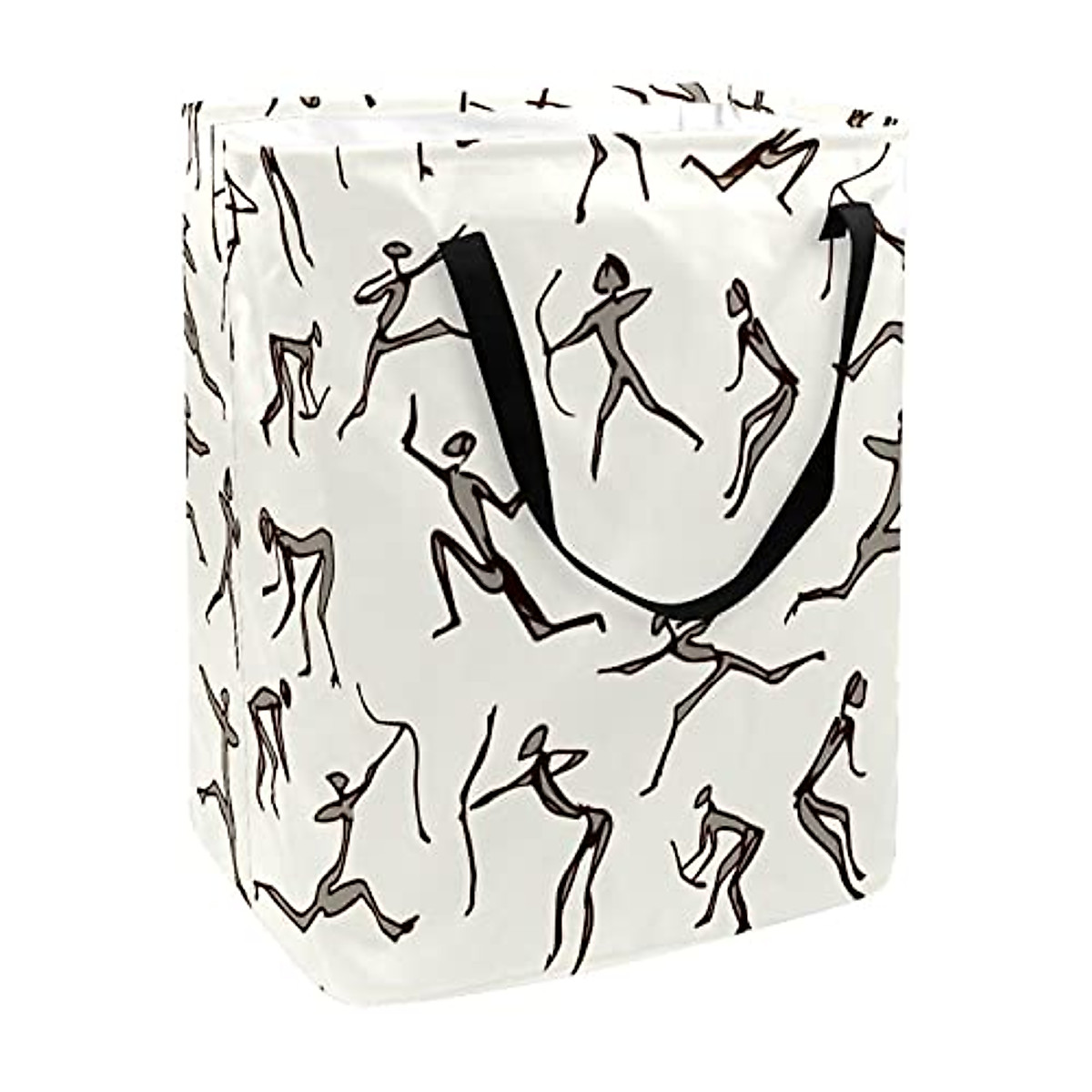 Archery Man Print Collapsible Laundry Hamper, 60L Waterproof Laundry Baskets Washing Bin Clothes Toys Storage for Dorm Bathroom Bedroom