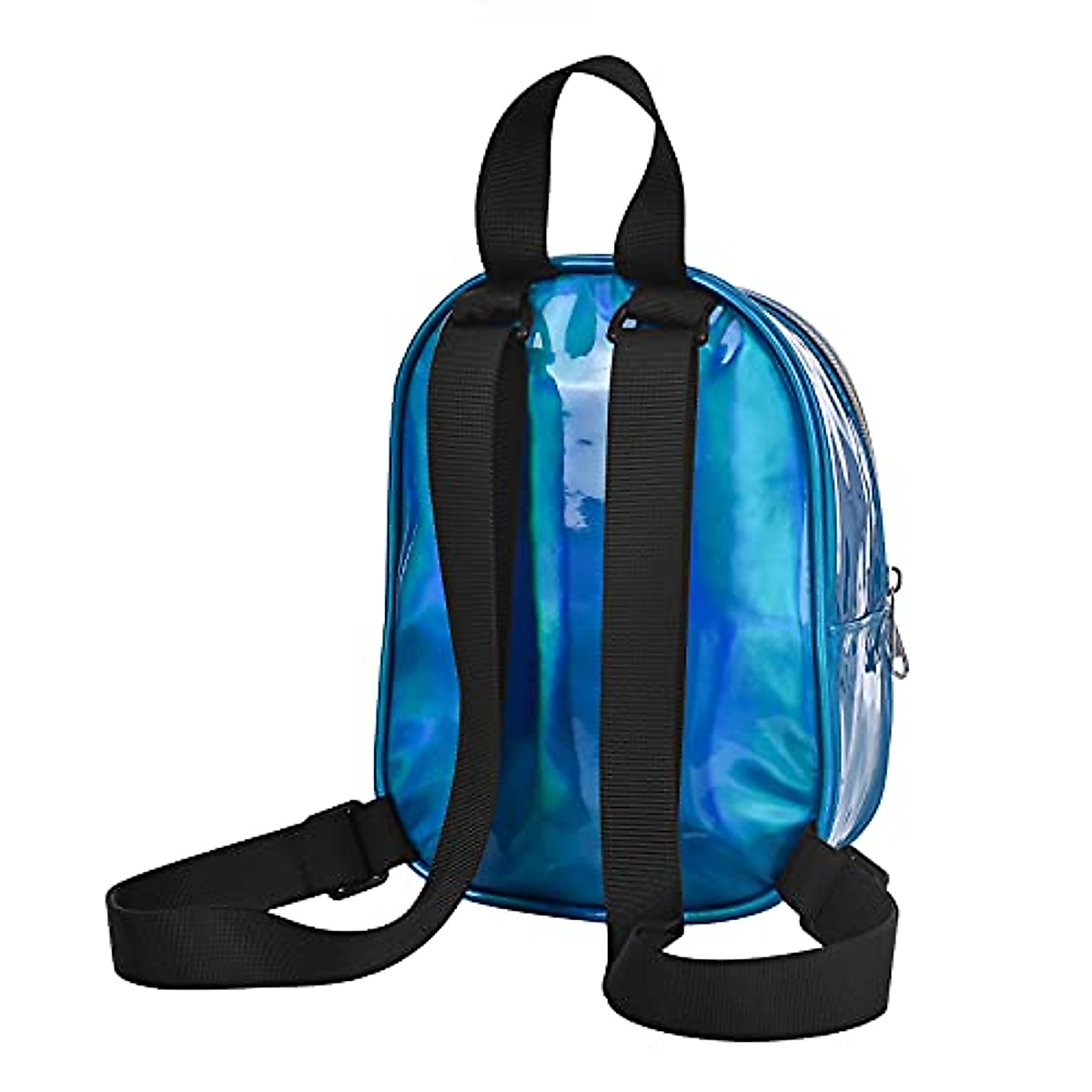 USPECLARE Women Casual Mini Backpack,PU Leather Travel Shopping Bags Daypacks for Work, Security Travel, Concert & Sport Event (Royal blue)