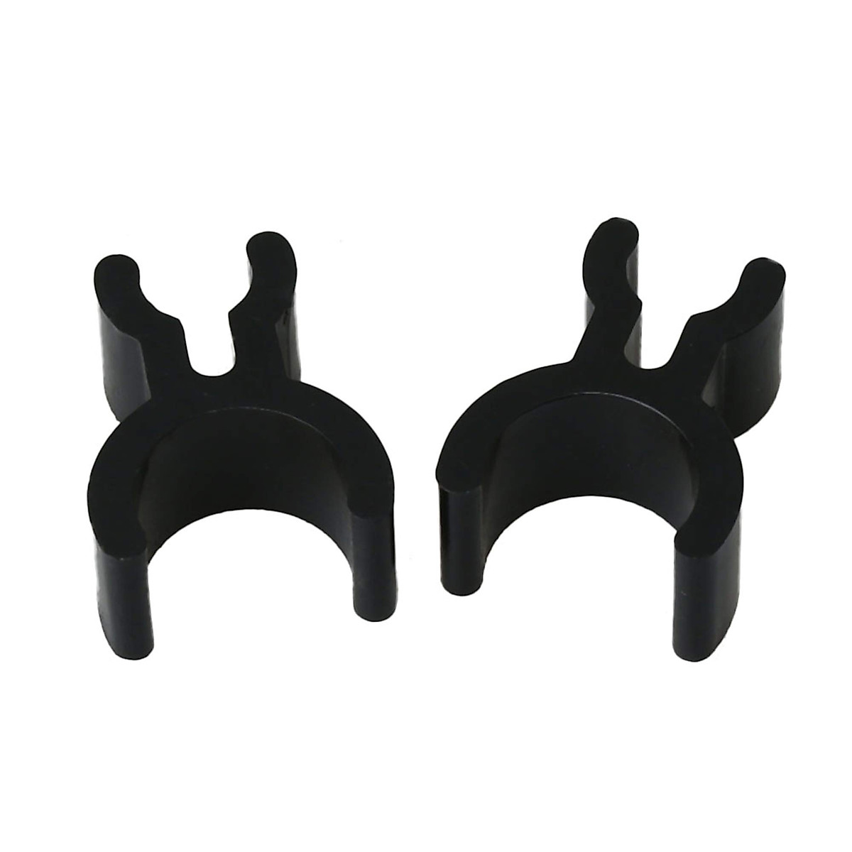 Lovermusic Black 2.3x1.8cm ABS French Horn Pencil Clip Trumpet Pen Clip Holder Musical Instruments Pack of 5