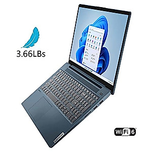 Lenovo 2022 Newest Ideapad5 Flagship Laptop: 15.6" FHD Anti-Glare IPS Touchscreen, Dynamic 4-Core Intel i7-1165G7, 16GB RAM, 512GB SSD, Iris Xe, WiFi-6, Backlit-KYB, FP-Reader, USB-C, Win11H, TF