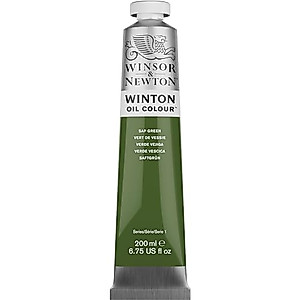 Winsor & Newton Winton Oil Color, 200ml (6.75-oz) Tube, Sap Green