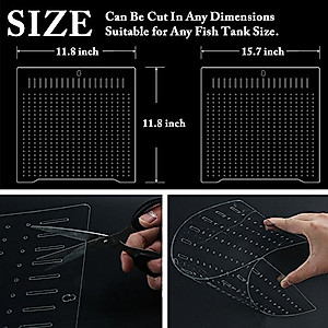 Shiroumiya Aquarium Fish Tank Divider Isolation Board for Mixed Breeding Made by PET/PETP