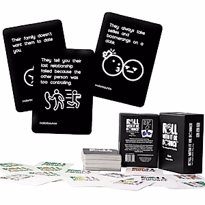 Roll With It or Bounce Dating Edition - A Hilarious Red Flags Card Game & Conversation Starter For Friends, Families & Couples | Fun Pregames For Adult Parties & College | Dares & Challenges For Teens