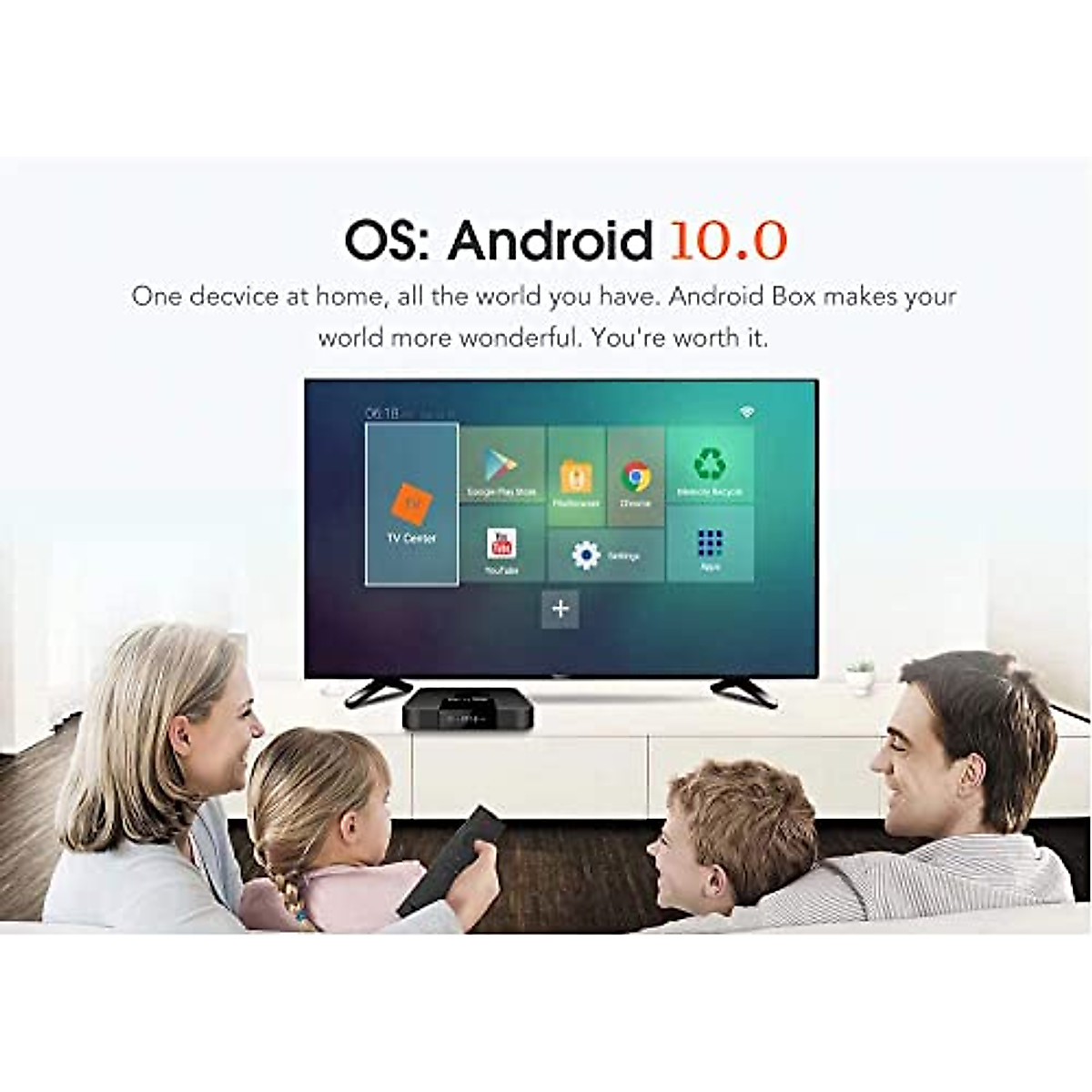 TX3 Mini Pro Android 10.0 TV Box Quad Core 2GB RAM 16GB ROM 2.4G/5.8G Dual Band WiFi Bluetooth 4.2 4K Smart Android Media Player