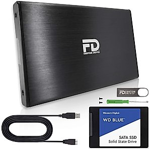 Fantom Drives FD 1TB PS4 SSD (Solid State Drive) - All in One Easy Upgrade Kit - Compatible with PlayStation 4, PS4 Slim, and PS4 Pro (PS4-1TB-SSD)