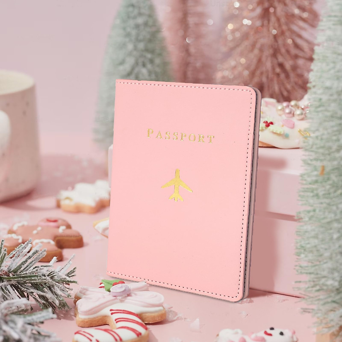 Passport Holder,Passport and Vaccine Card Holder Combo,Passport Holder With Vaccine Card Slot,Travel Essentials,Passport Cover,Passport Case,Passport Wallet,Travel Document Organizer,Travel Gifts