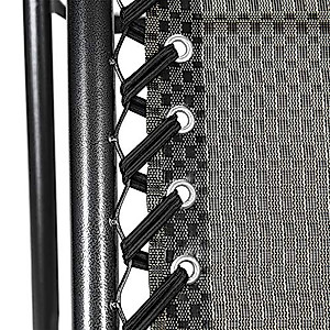 Zero Gravity Outdoor Lounge Chair Adjustable Folding Patio Reclining Chairs w/Sunshade Canopy+ Snack Tray for Travel Pool Yard Beach 2 PCS -Black