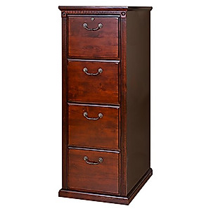Martin Furniture 4 Drawer File Cabinet, Vertical