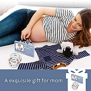 ManGotree Baby Closet Size Dividers, Set of 8 Nursery Baby Closet Clothes Dividers, Baby Nursery Toddler Clothes Size Organizer Dividers (Flower Pattern)