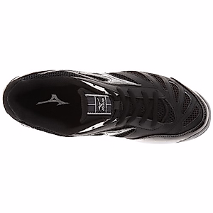 Mizuno Women's Wave Rally 5 Volley Ball Shoe,Black/Silver,6 M US