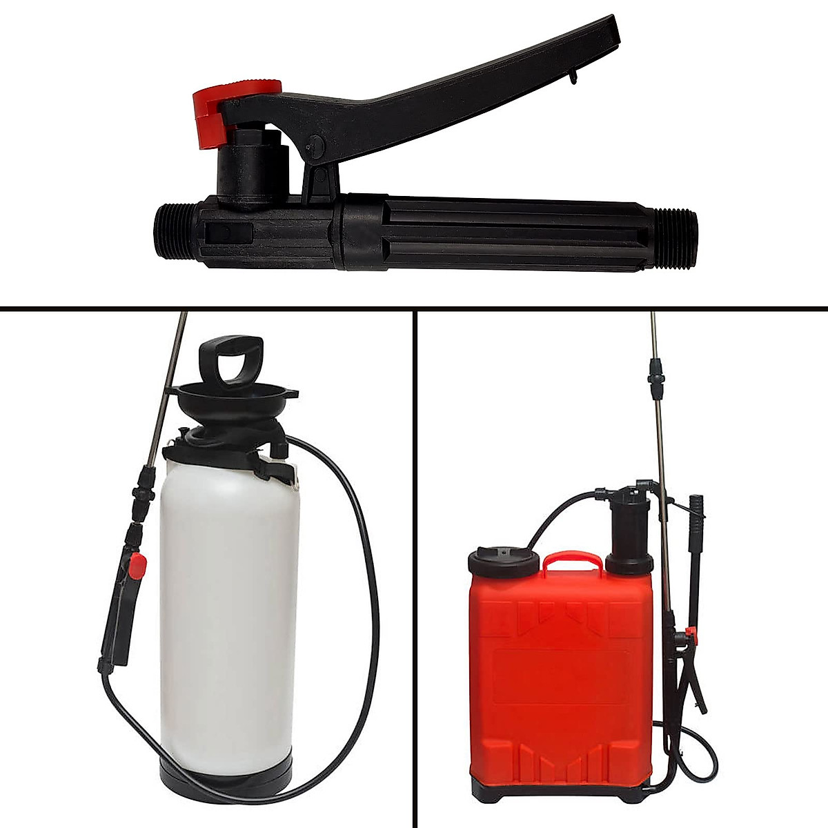 1 Pcs Pump Action Pressure Sprayer Greenwood Backpack Sprayer Parts Trigger Sprayer Handle Parts Garden Sprayer Handle Trigger Gun Sprayer Handle Pump Sprayer Wand Replacement