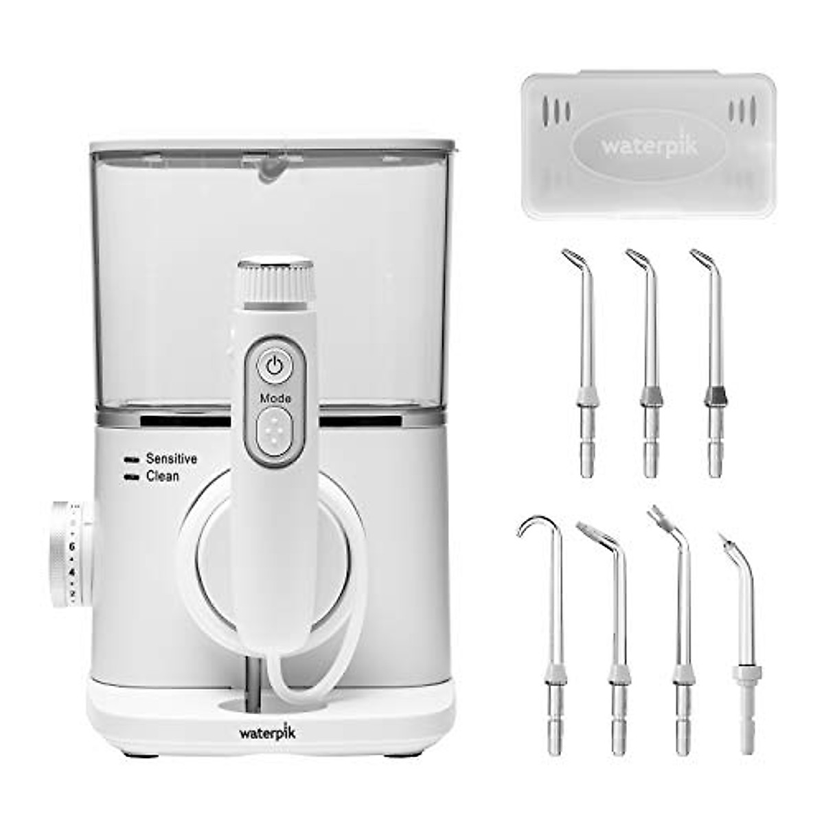 Waterpik Water Flosser Radiance Electric Countertop Dental Oral Irrigator with 7 Tips
