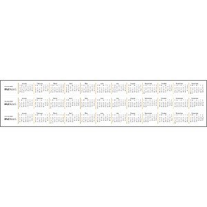 AT-A-GLANCE AW602028 WallMates Self-Adhesive Dry Erase Monthly Planning Surface, 36 x 24 , Gray/White/Orange