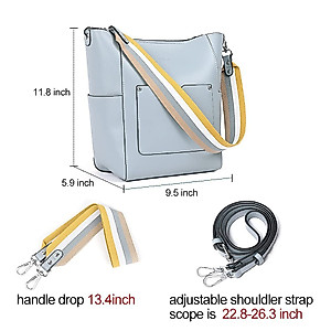 CLUCI Purses and Handbags bundles with Women Wallet