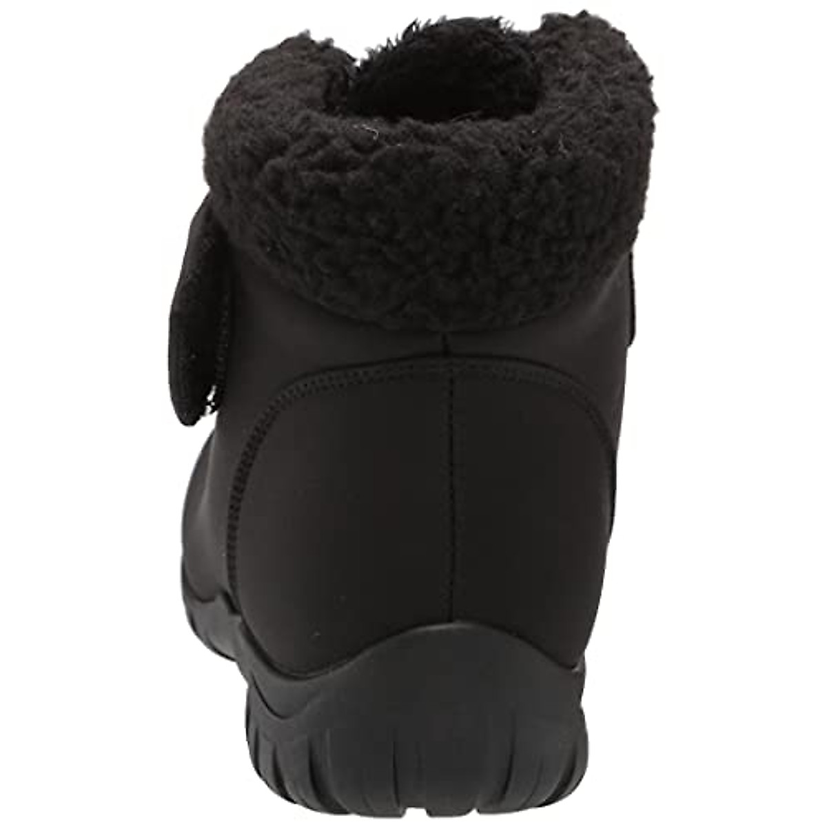 Propét Women's Dani Strap Snow Boot, Black, 10 Wide