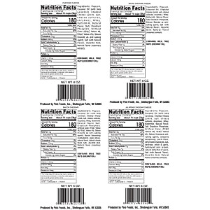 Palo Popcorn Gourmet Cheddar Cheese Popcorn Snacks, Gluten Free, Pick 6 Custom Variety Pack, 5.0-7.0 ounce bags (Pack of 6)