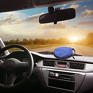 OUNONA 20 Capacity CD/DVD Case Holder:Portable Zipper CD Case Holder Large Storage Disc Wallet Bag Binder Organizer for Car Home Office