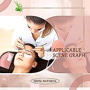 1000 Pairs Under Eye Gel Pads Natural Eyelash Extension Gel Pads Patches Kit for Eyelash Extension Supplies Bulk Eyelash Extension Supplies Beauty Tools, Fit Most Eye Shape