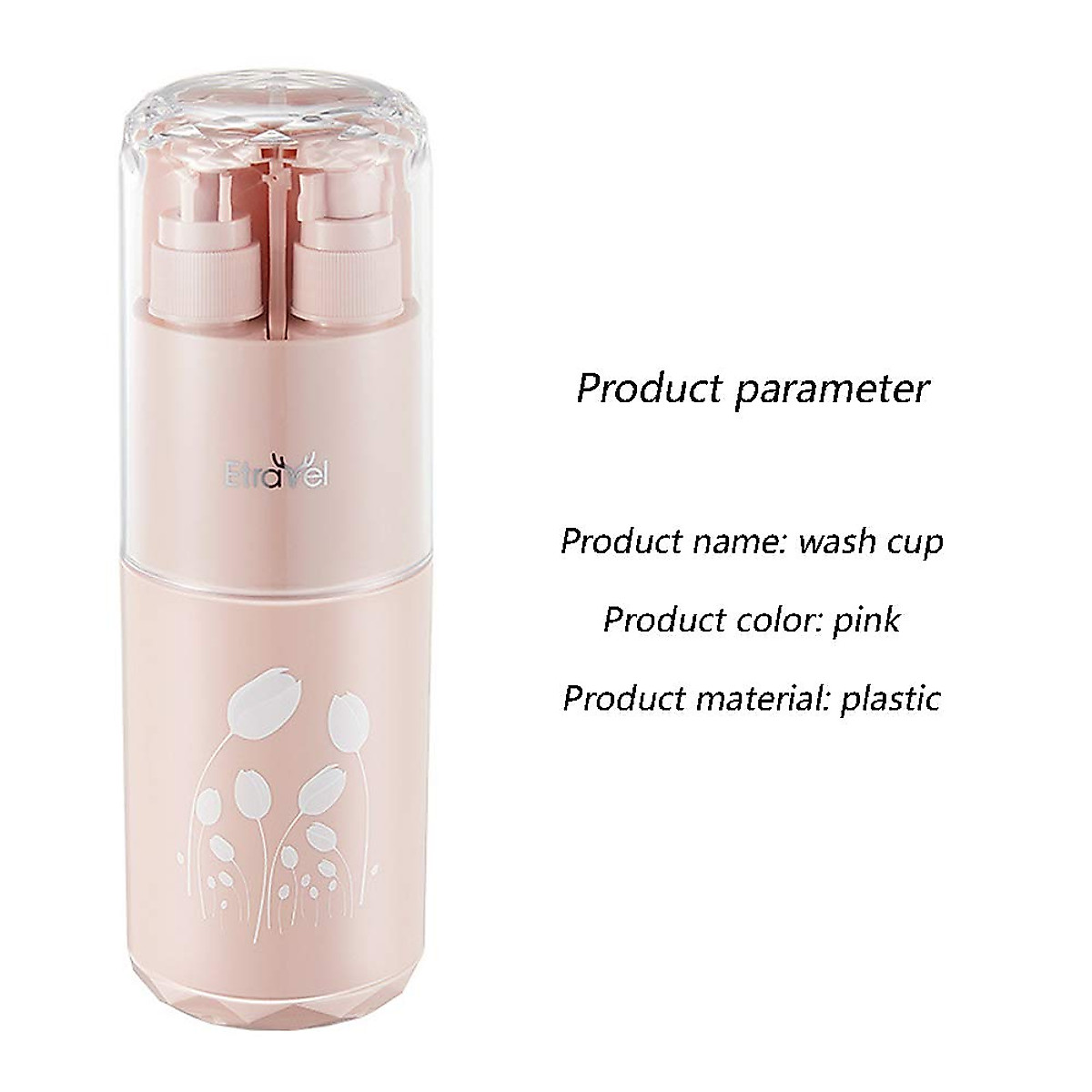 Household items Business Trip wash Cup, Multi-Function Portable Tooth Brushing Cup, 8-in-1 Creative Simple Plastic Cup, Multi-Function Toothbrush Set, Suitable for Travel and Outdoor