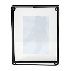 Foreside Home & Garden Black 4 x 6 inch Oversized Metal Decorative Picture Frame