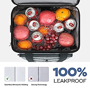 Realcool Soft Cooler Bag 35/45 Can, Collapsible Cooler Insulated Leak Proof, Large Lunch Box for Men Women, Soft-Sided Cooler for Picnic, Grocery, Beach, Camping, Travel