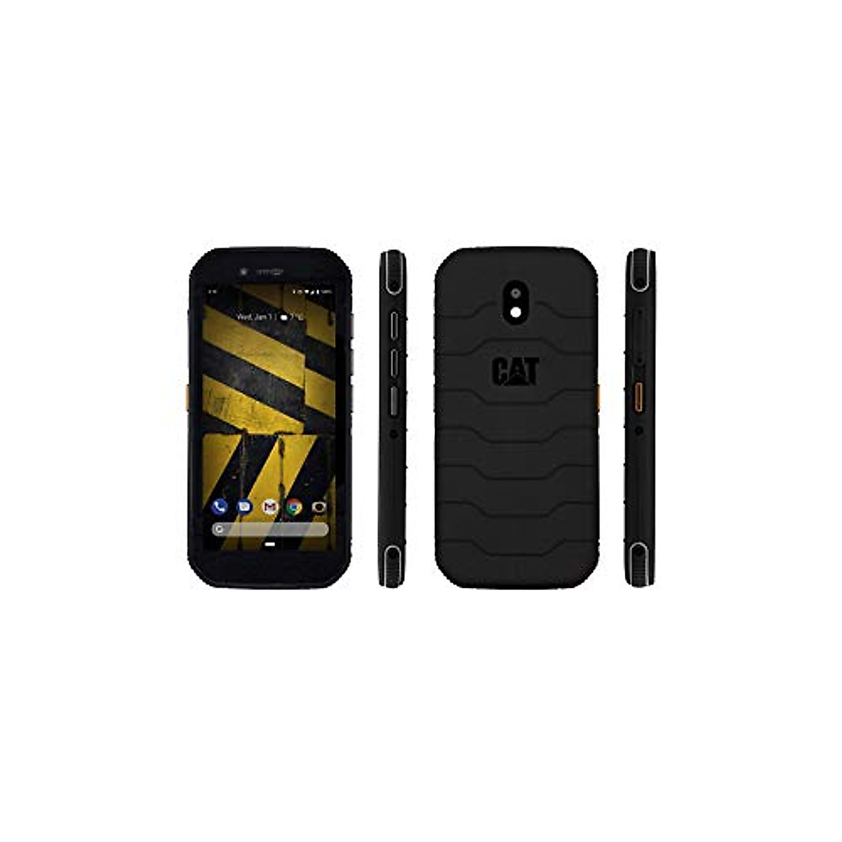 CAT S42 H+ Dual-SIM 32GB ROM + 3GB RAM (GSM Only | No CDMA) Factory Unlocked 4G/LTE Smartphone (Black) - International Version