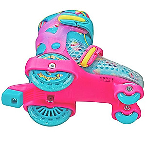 Roller Derby Fun Roll Adjustable Roller Skates for Beginners, Boys & Girls Medium (11-2)