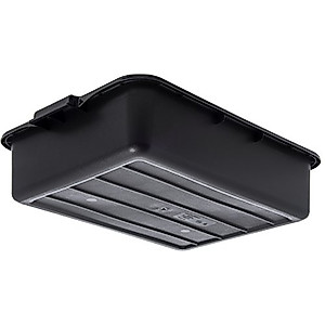 Carlisle FoodService Products N4401003 Comfort Curve™ Ergonomic Wash Basin Tote Box, 5" Deep, Black