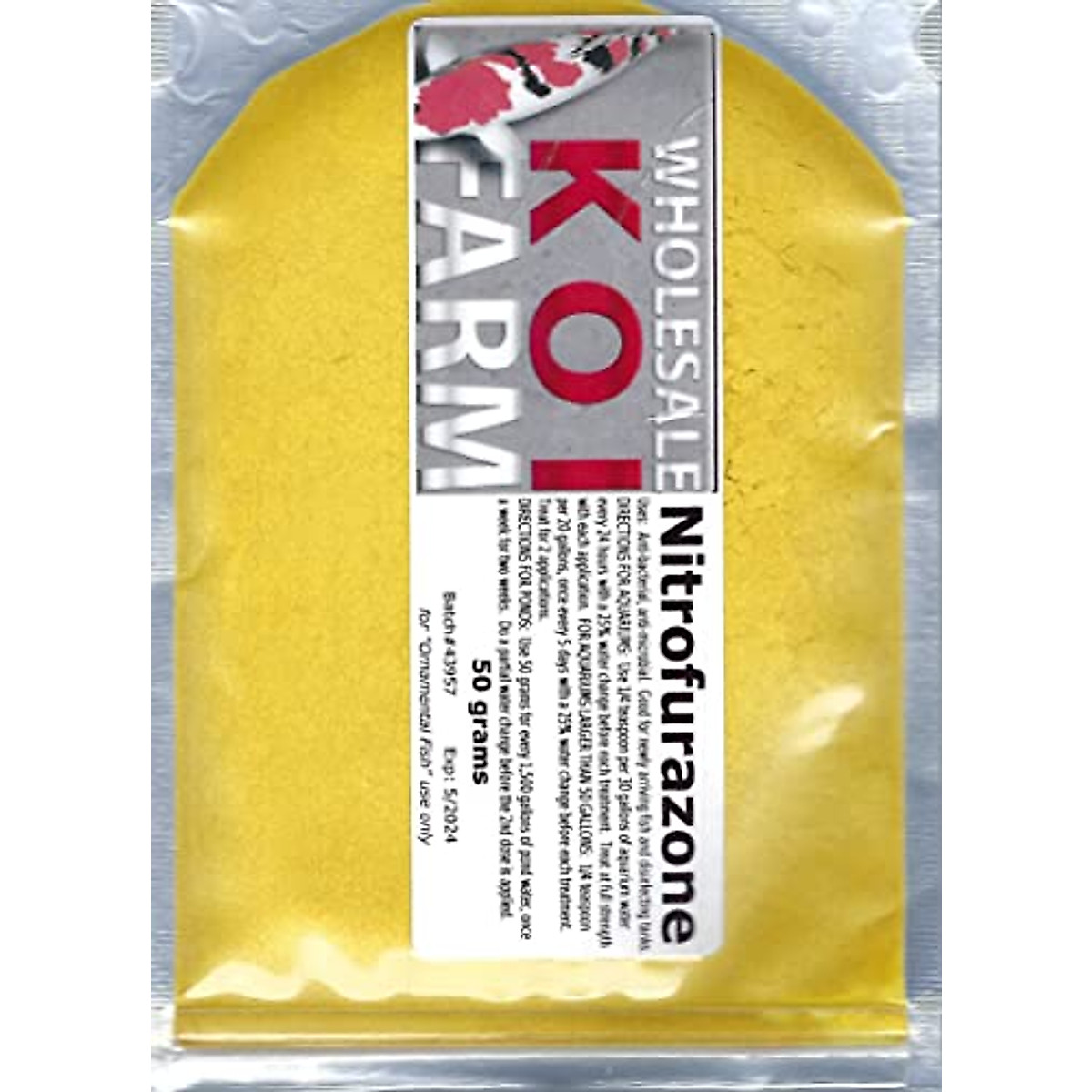 Nitrofurazone by Wholesale Koi Farm (50 Grams)