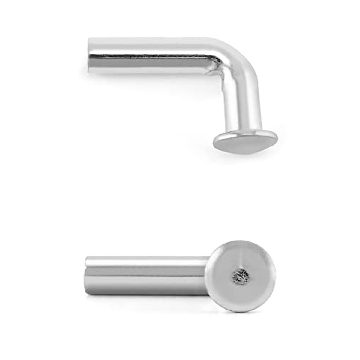 QWORK Pallet Rack Drop Pin, 50 Pcs M8x30mm Heavy Duty J Bolt Safety Universal Pins, Accessory Shelving System, Easy installtion Cross Beam Locker Drop Pin