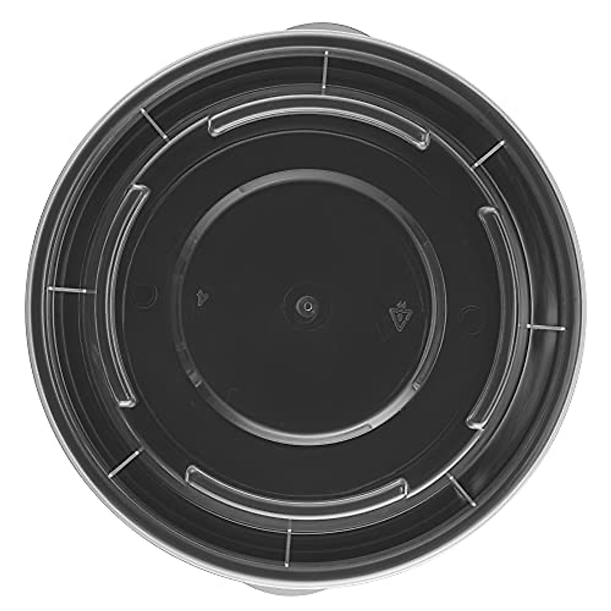 TIYA Takeout Food Containers - 16 oz Bulk 150 Pack with Lids - Plastic Food Storage To-Go Round Bowls - Reusable Microwavable Dishwasher Safe - Leak Proof and Great for Meal Prep