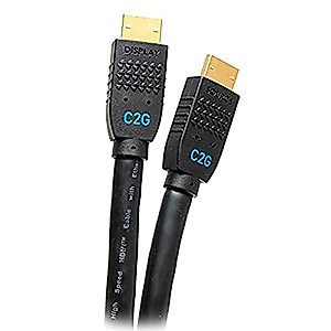 C2G 25ft Ultra Flexible 4K Active HDMI Cable Gripping 4K 60Hz - In-Wall M/M - 25 ft HDMI A/V Cable for Computer, Projector, Monitor, Blu-ray Player, DVD Player, Audio/Video Device - First End: 1 x HDM