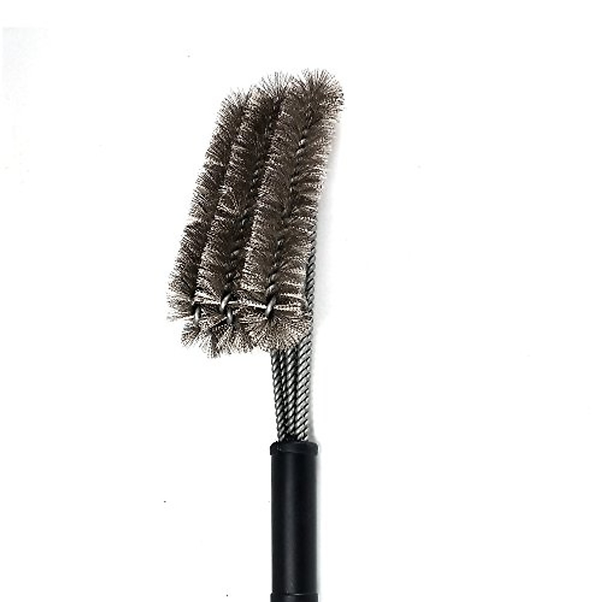 Burley Brush 3X Stainless Grill Brush, Ultimate Cleaning Brush for your BBQ Grill, Long 18" Handle, Heavy Duty Construction, Built to Last with Rugged Twist Wire Design - Works great with all Weber, Charbroil, Traeger and all Porcelain Style Grills - Make