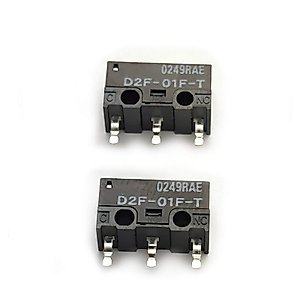 Qty 2 OMRON D2F-01F-T Micro Switch Microswitch for Razer Logitech Apple Mouse