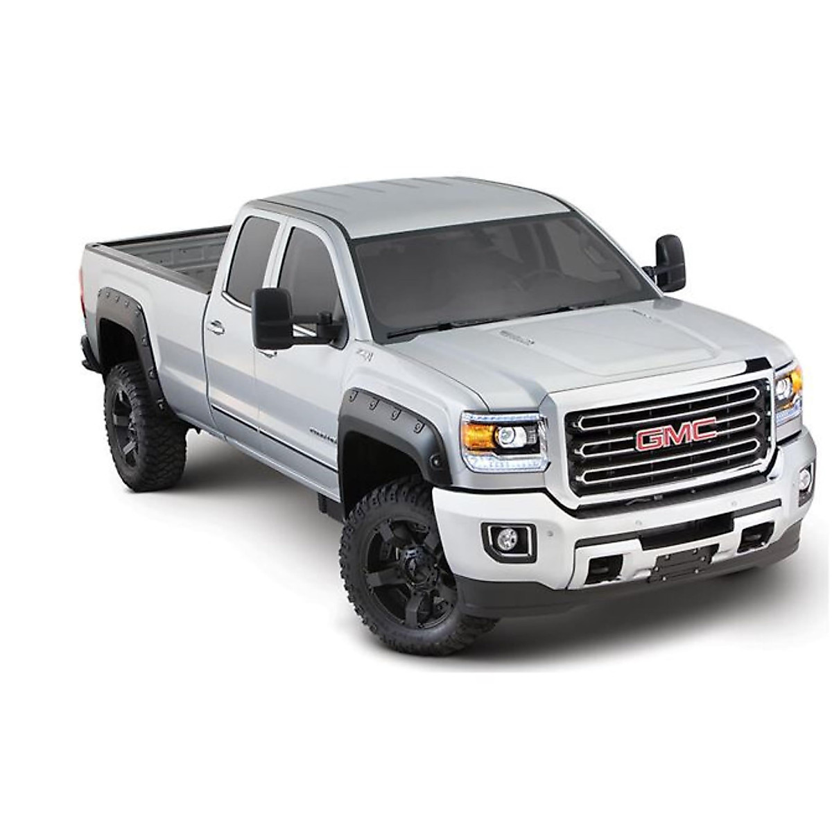 Bushwacker 71907-02 Boss Pocket Style Fender Flares 4pc. Set fits 2006-2020 Nissan Frontier with Chrome Bumper (6' Truck Bed)