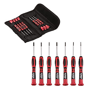 ARES 51000 - Flexible Screwdriver - 1/4-Inch Drive Quick Release Bit Holder Head - Strong and Flexible Shaft - Allows for Access to Tight and Confined Spaces - Socket Adapter Included